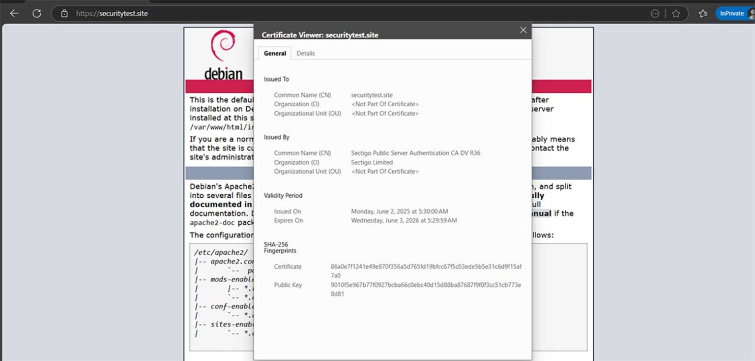 How to Install an SSL Certificate on Debian (Apache2)